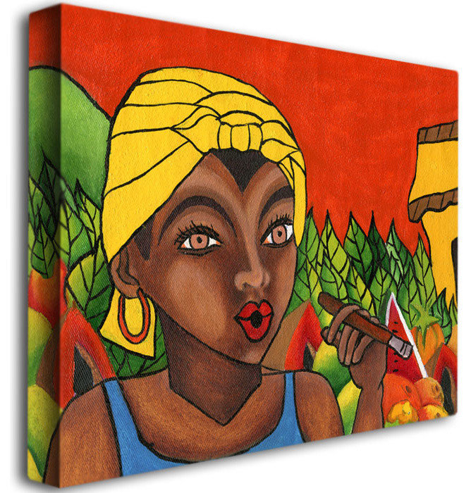 'Habanera I' Canvas Art by Yonel, 26" x 32" - Traditional - Prints And ...