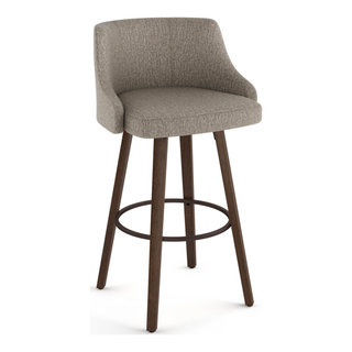 Amisco Ramon Swivel Counter and Bar Stool, Counter Height ...
