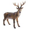 Big Rack Buck Deer Statue - Rustic - Garden Statues And Yard Art - by ...