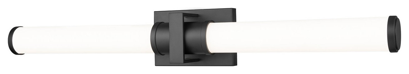 Idris LED Vanity in Matte Black - Transitional - Bathroom Vanity ...