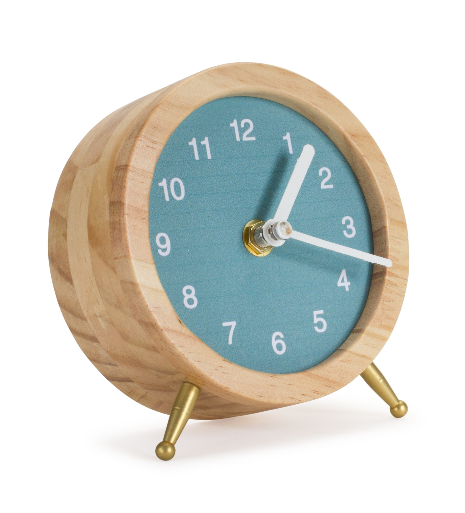 Wooden Desk Clock - Midcentury - Wall Clocks - by Melrose International ...