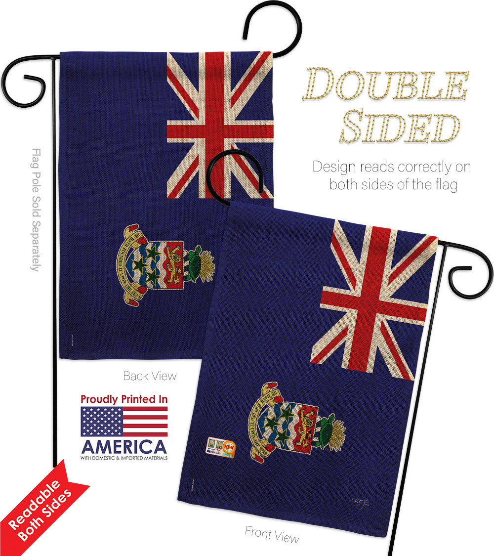 Cayman Islands Flags of the World Nationality Garden Flag Set, 13" X 18 ...