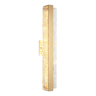 Matteo Lighting S02024AG Wall Sconce, Aged Gold Brass Finish ...