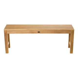 Teak Shower Bench Coach 47" (120 cm) - Scandinavian - Shower Benches ...