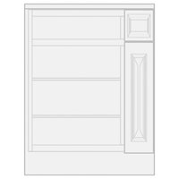 Base Blind 1Drawer 27w 12d L Oxford - Contemporary - Kitchen Drawer ...