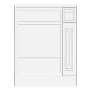 Base Blind 1Drawer 27w 12d L Oxford - Contemporary - Kitchen Drawer ...