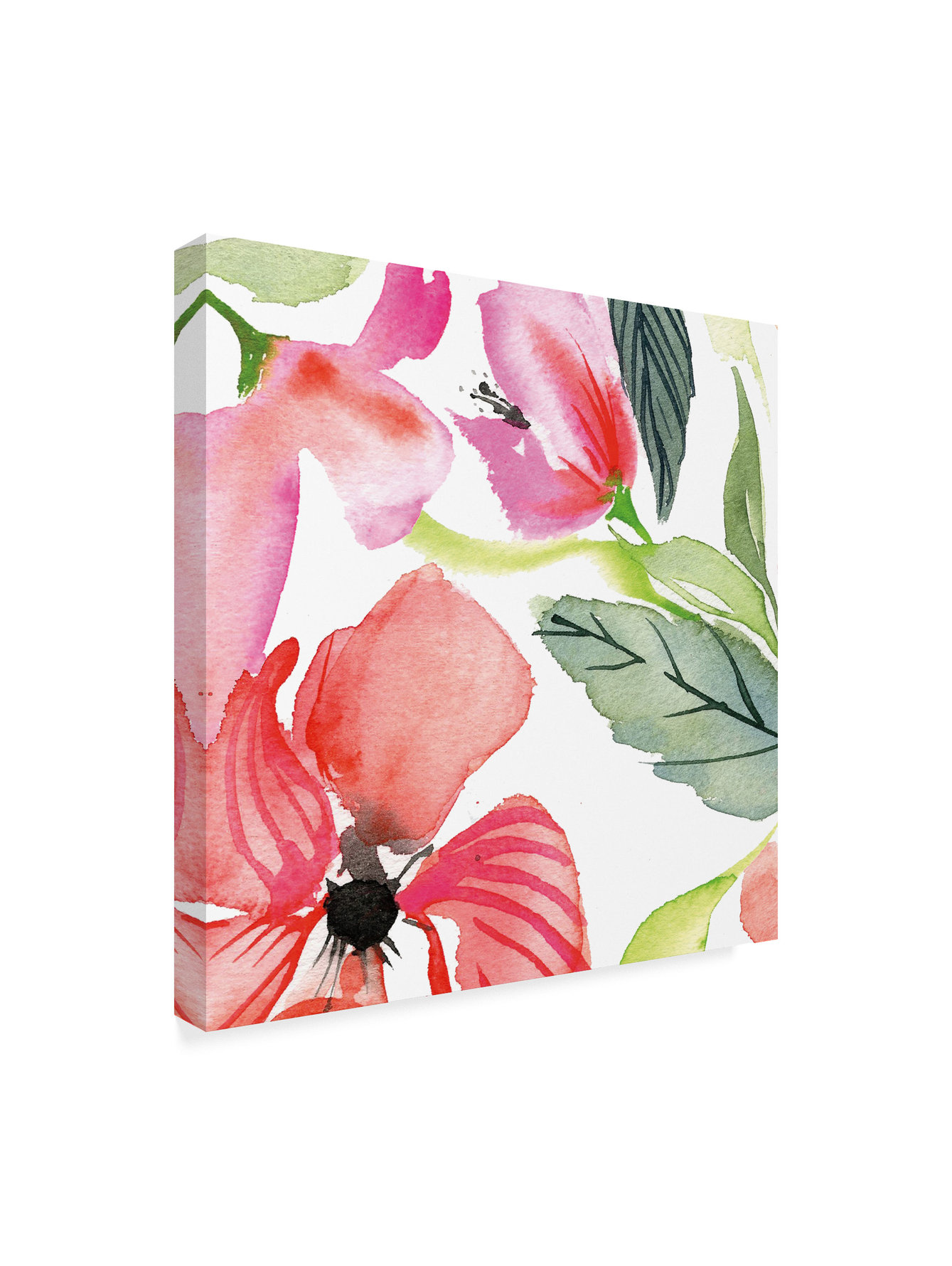 Kristy Rice 'Bloom To Remember III' Canvas Art, 24"x24" - Contemporary ...