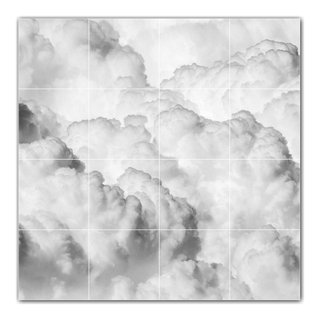 Clouds Ceramic Tile Wall Mural HZ500386, 17" Wide x 17" High ...