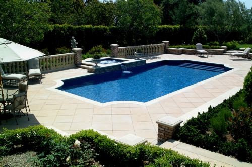 Roman-Style Pool Home Design Ideas, Pictures, Remodel and Decor