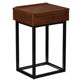 Cayson Storage Lift-Top Side Table - Industrial - Side Tables And End ...