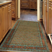 Fine Vintage Distressed Layken Rust/Beige Rug, 3'0 x 4'11, 3'0 x 4'11 ...