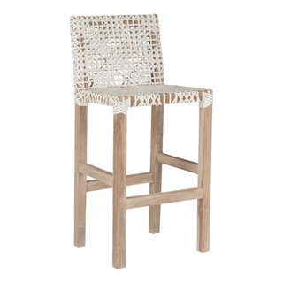 Lulu Outdoor Counter Stool - Beach Style - Outdoor Bar Stools And ...