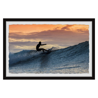 "At the Peak" Framed Painting Print, 30x20 - Beach Style - Prints And ...