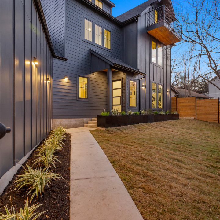 75 Black Board and Batten Exterior Home Ideas You'll Love - May, 2025 ...