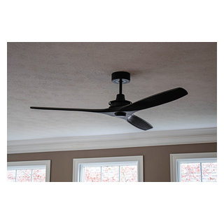 Painted Cabinetry with LaVenta Snow Drift Quartz and Travertine-Look ...