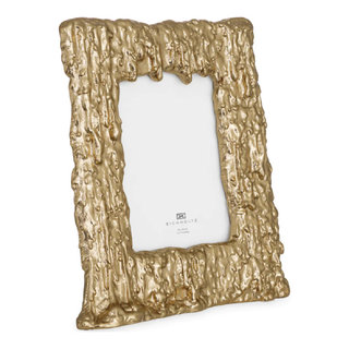 Gold Textured Picture Frame, Eichholtz Cotati, Small - Contemporary ...