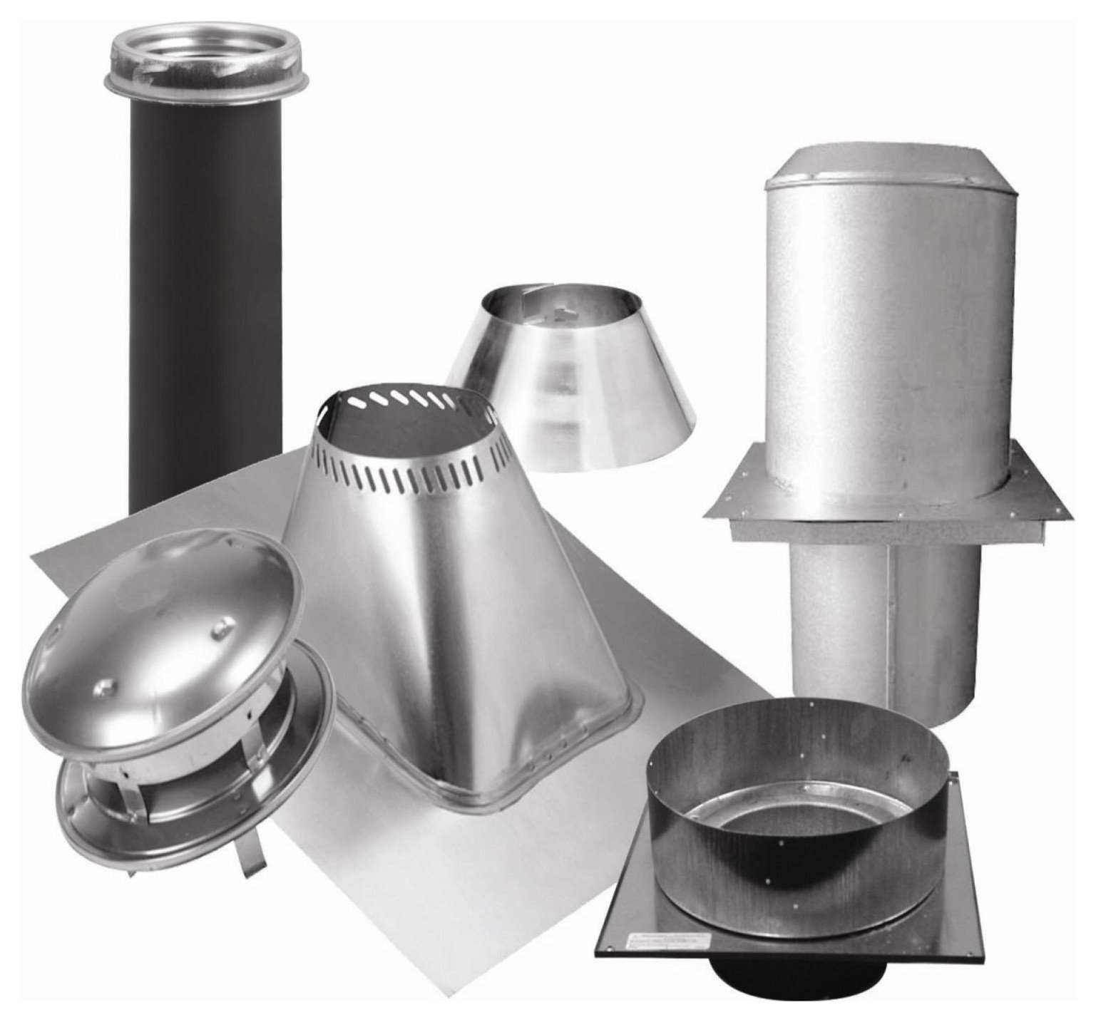 Metalbest 6T-FCK Sure-Temp 6" Flat Ceiling Support Kit for 2/12 - Range ...