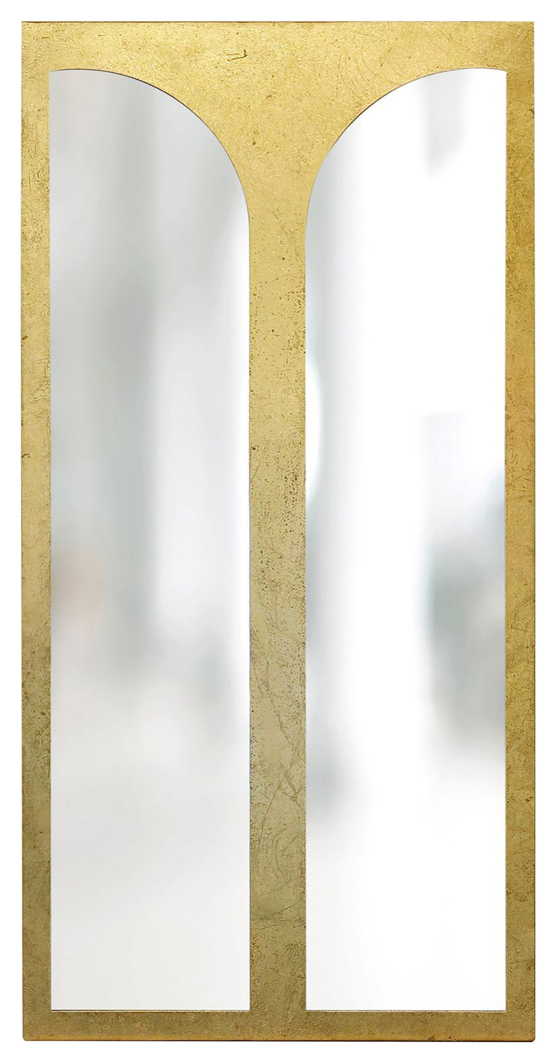 Turner Mirror- Gold Gold Finish On Resin Frame Plain Glass Beveled ...