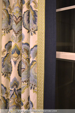 How to add a leading edge band to curtains side edge