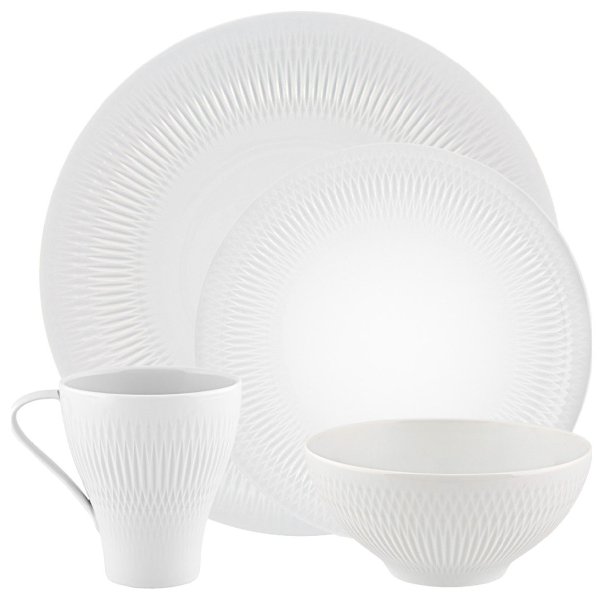 Vista Alegre Utopia 16 Piece Dishware Set - Traditional - Dinnerware Sets - by BIGkitchen | Houzz