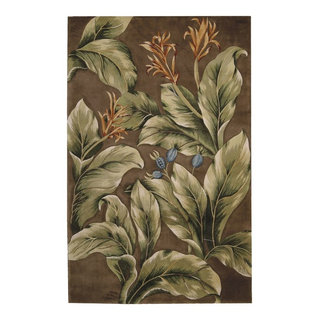 Tropics Rug, Rectangular 5'3" x 8'3" - Tropical - Area Rugs - by Area ...