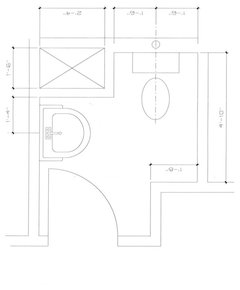 Layout of HVAC chase, half-bath, pantry?