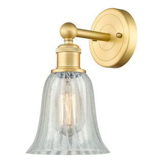 Edison Hanover 1-Light 6" Sconce, Satin Gold Finish - Industrial - Wall ...