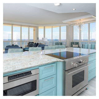 Gulf Coast Condo Kitchen - Beach Style - Kitchen - Other - by Cambria ...