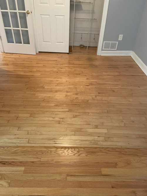 Restaining maple floors?