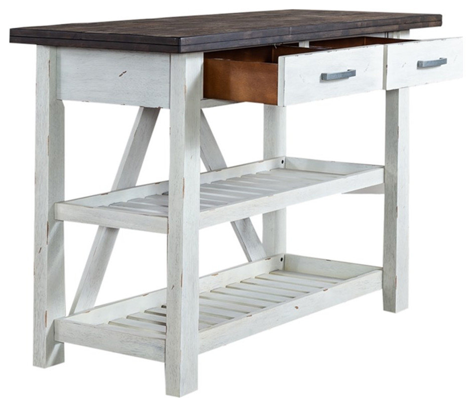 Farmhouse White Server - Farmhouse - Buffets And Sideboards - by ...