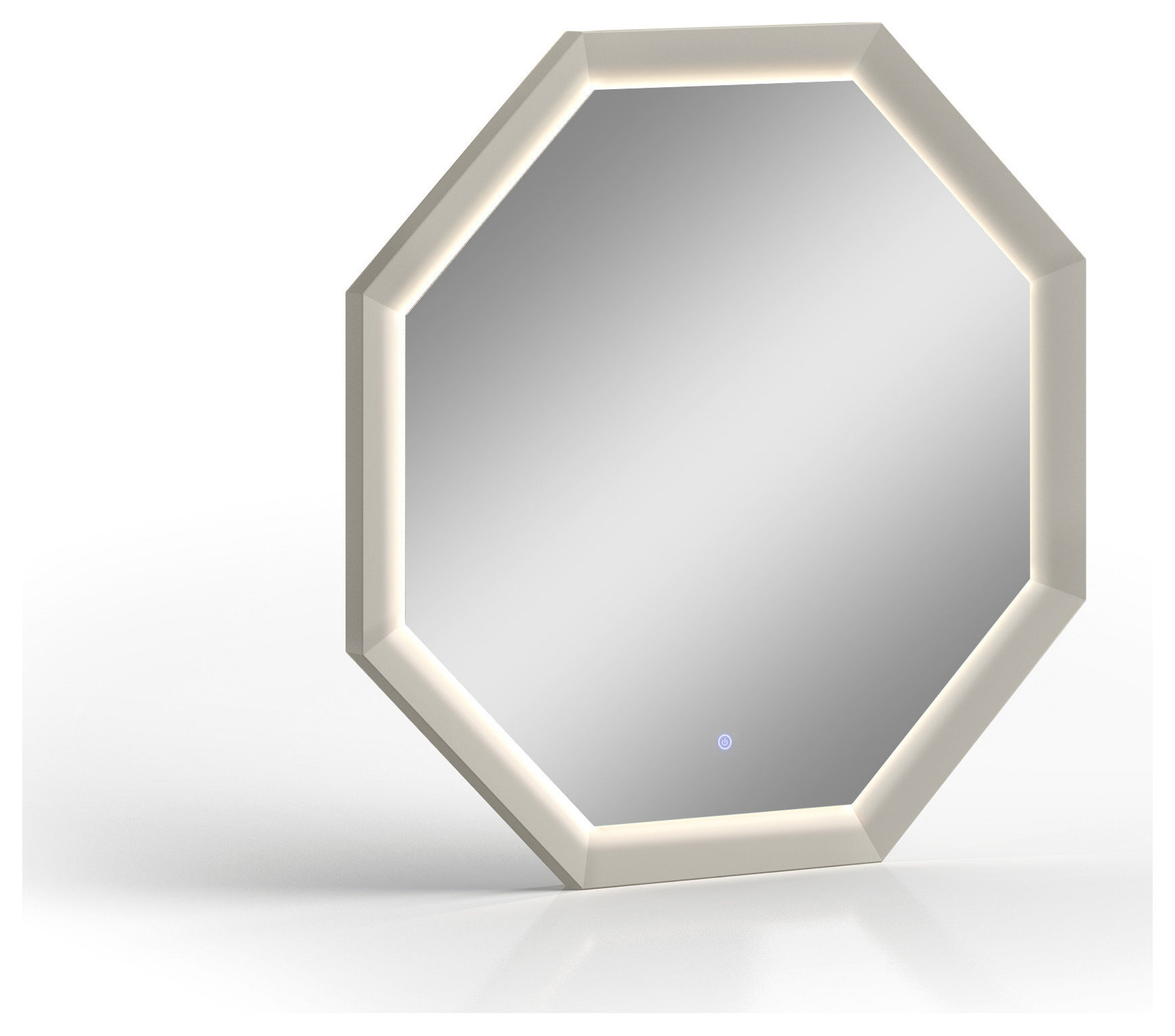 Chloe Hexagonal Mirror, Gray - Modern - Wall Mirrors - by First of a Kind USA Inc | Houzz
