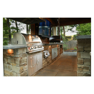 Fully loaded outdoor kitchen - Patio - Atlanta - by Outdoor Makeover ...