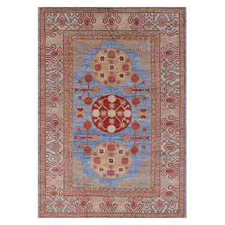 Ahgly Company Indoor Rectangle Mid-Century Modern Area Rugs, 5' x 7', 5 ...