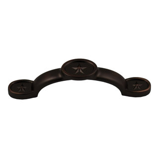 Texas Star Cabinet Pull, Vintage Bronze - Southwestern - Cabinet And ...