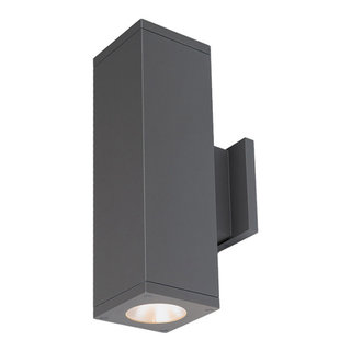 Cube Architectural 5" LED Wall-Light 40 Deg Beam 2700K 90 CRI, Graphite ...