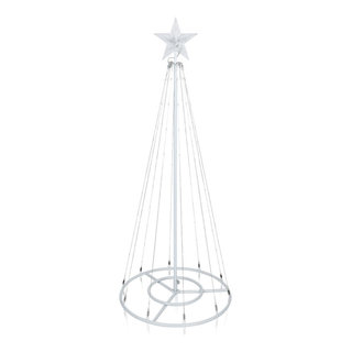 48" Tall Tower Christmas Tree with Multi-Functional LED Lights ...