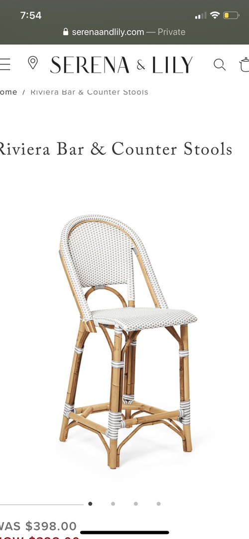 Help getting new counter stool visual