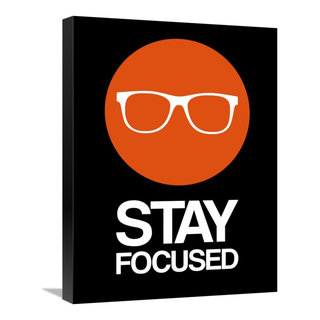 "Stay Focused Circle Poster 2" Fine Art Print, 18" x 24" - Modern ...