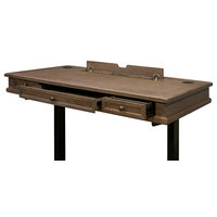 Carson Wood Electronic Sit/Stand Desk - Transitional - Desks And ...