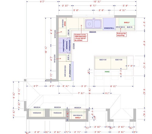 What is the best Ikea cabinet configuration for my kitchen? | Houzz Forum