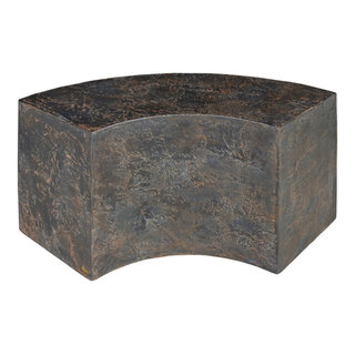 Brown Slate Coffee Table, Versmissen Slay Element - Contemporary ...