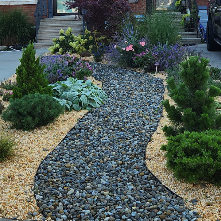 75 River Rock Walkway Ideas You'll Love - October, 2025 | Houzz