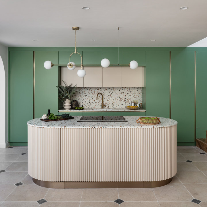 75 Beautiful Kitchen with Terrazzo Benchtops Ideas & Designs - December ...