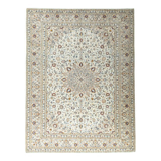 Persian Rug Keshan 13'0"x9'10" Hand Knotted, 13'0"x9'10" - Traditional ...