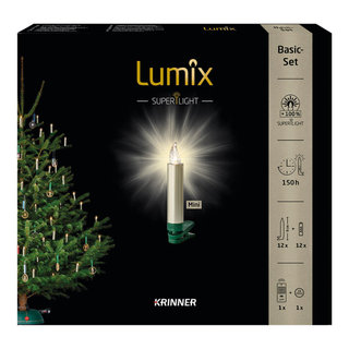 Krinner Lumix SuperLight Metallic Cashmere Mini Base Holiday Christmas ...