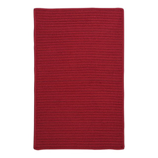 Colonial Mills Simply Home Solid H578 Sangria Area Rugs, 7x7 Square ...