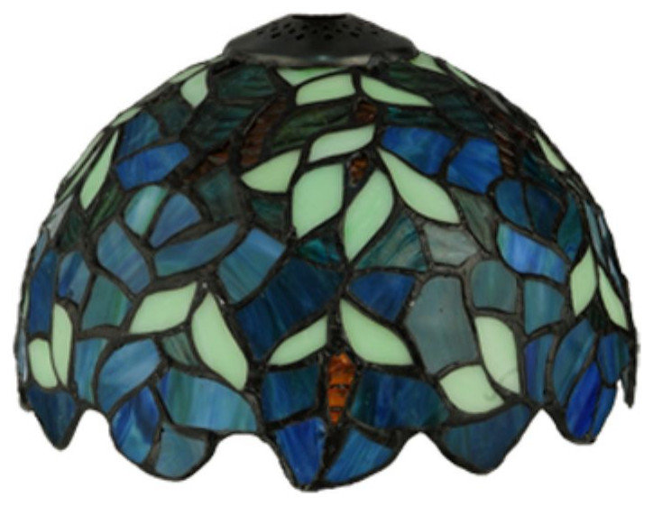 8" Wide Nightfall Wisteria Shade - Victorian - Lamp Shades - by Meyda ...