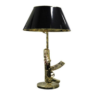 Medium Gun Lamp - Rustic - Table Lamps - by HomeCraftDecor | Houzz
