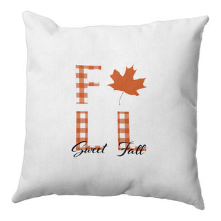 Sweet Fall Indoor/Outdoor Throw Pillow, 18"x18" - Contemporary ...