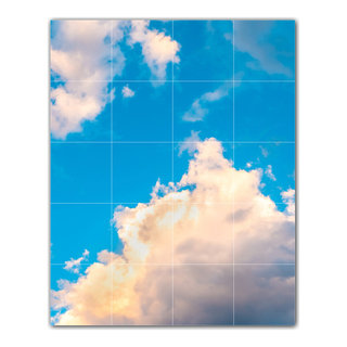 Clouds Ceramic Tile Wall Mural HZ500380, 48" Wide x 60" High ...